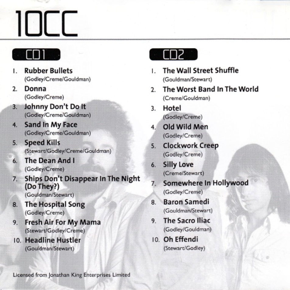 10cc Platinum Collection : Front + Inlay | CD Covers | Cover Century ...